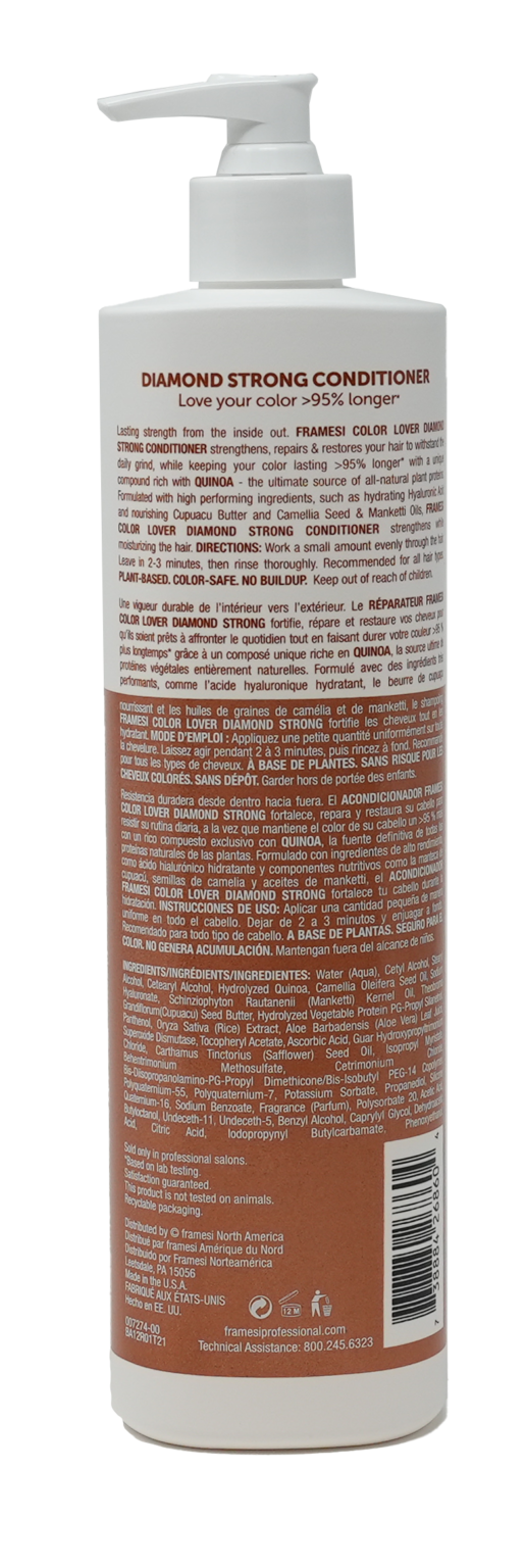 FRAMESI COLOR LOVER Diamond Strong Conditioner - Save 25% | framesi