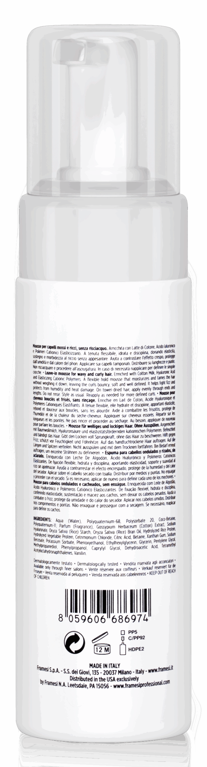 Morphosis Curl Soul Activator Mousse Leave-in | framesi